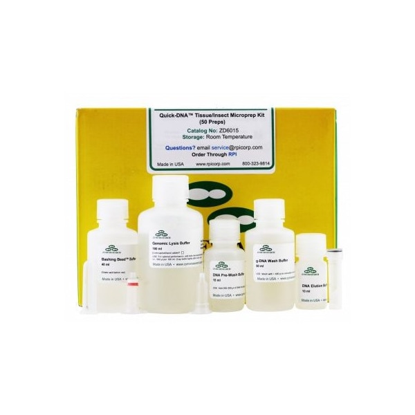 Zymo Research Quick-DNA Tissue/Insect MicroPrep Kit, 50 Preps ZD6015 | Zoro